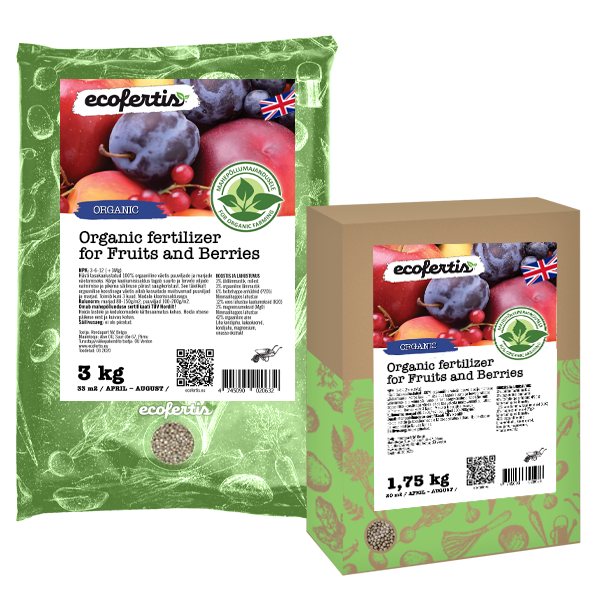 Organic fertilizer for Fruits and Berries – Ecofertis.eu